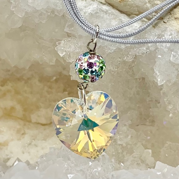 Jewelry | New Sterling Silver Fmc Designs With Swarovski Elements Heart ...